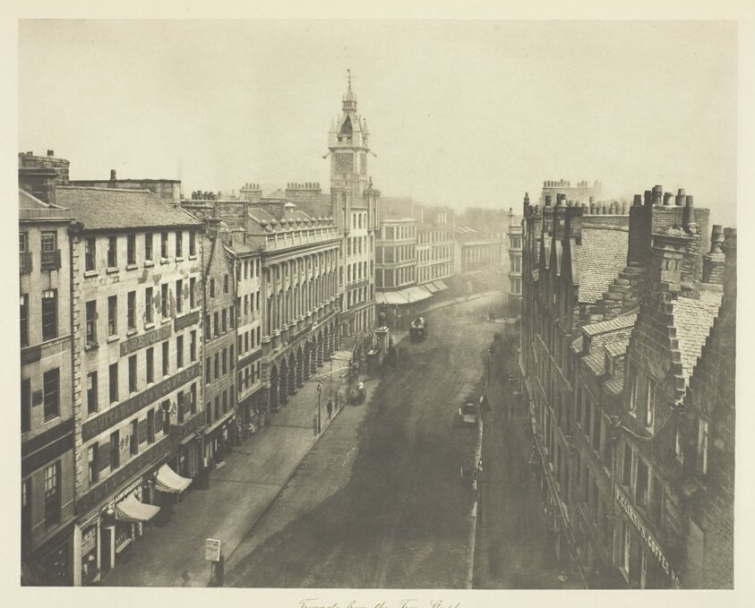 Trongate from the Tron Steeple by Thomas Annan