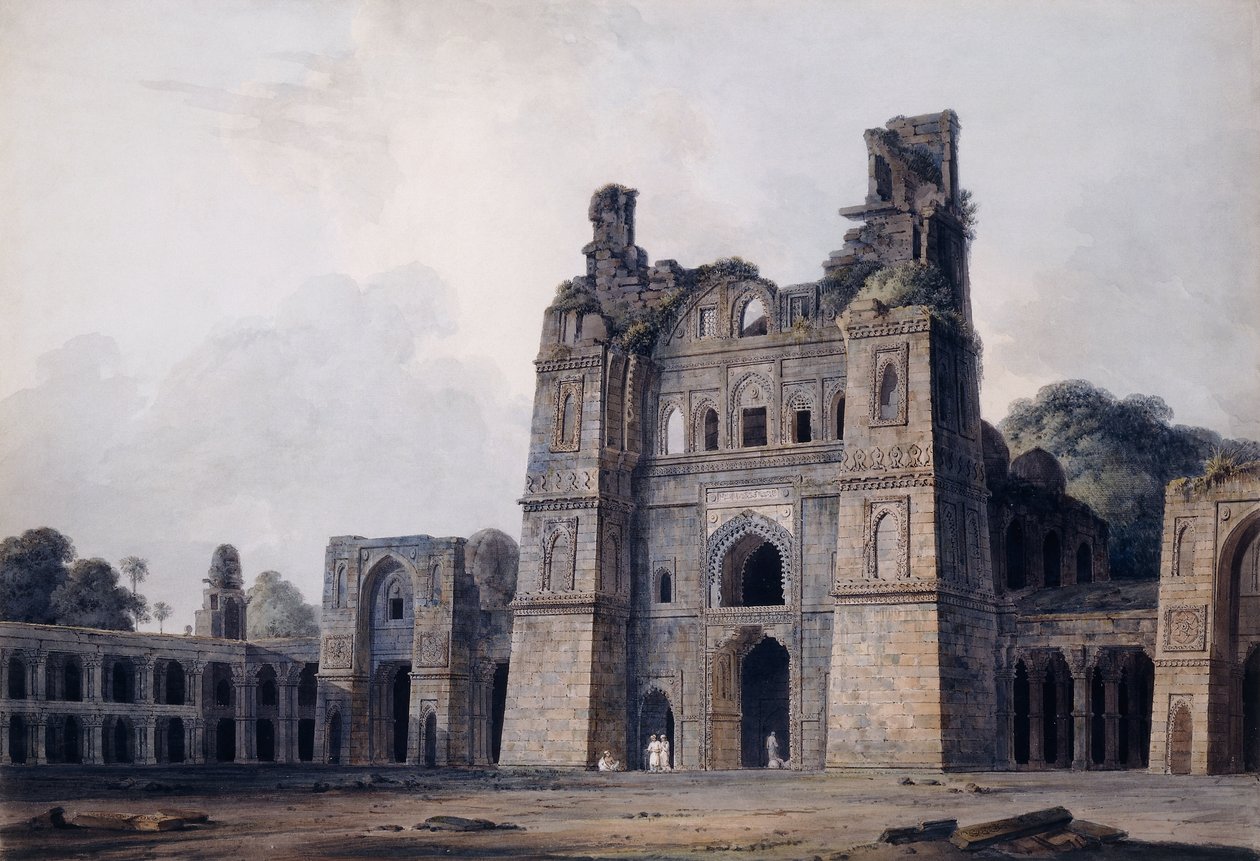 The Atala Mosque, Jaunpur, Uttar Pradesh by Thomas Daniell