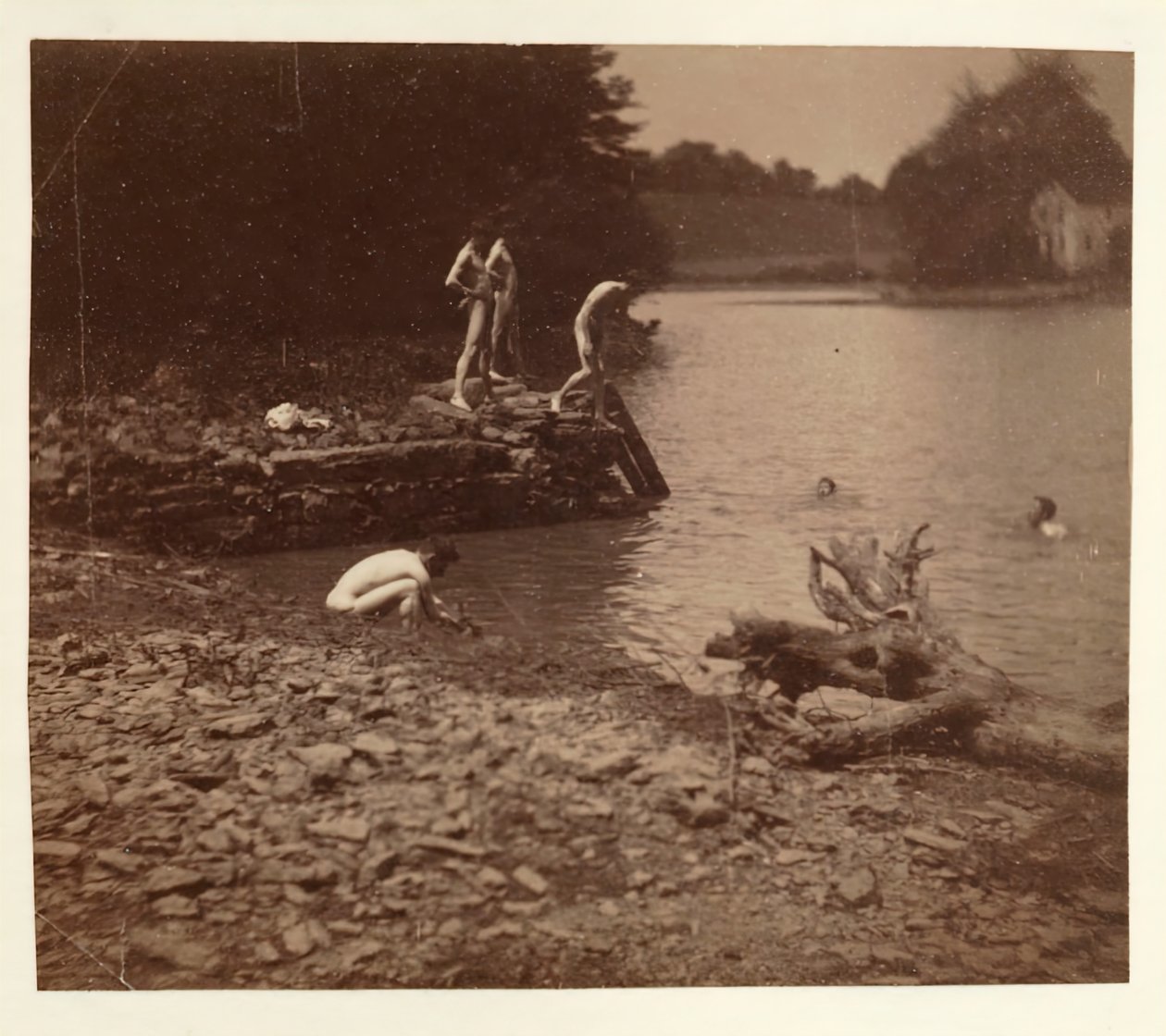 Study for Swimming by Thomas Eakins: Buy fine art print