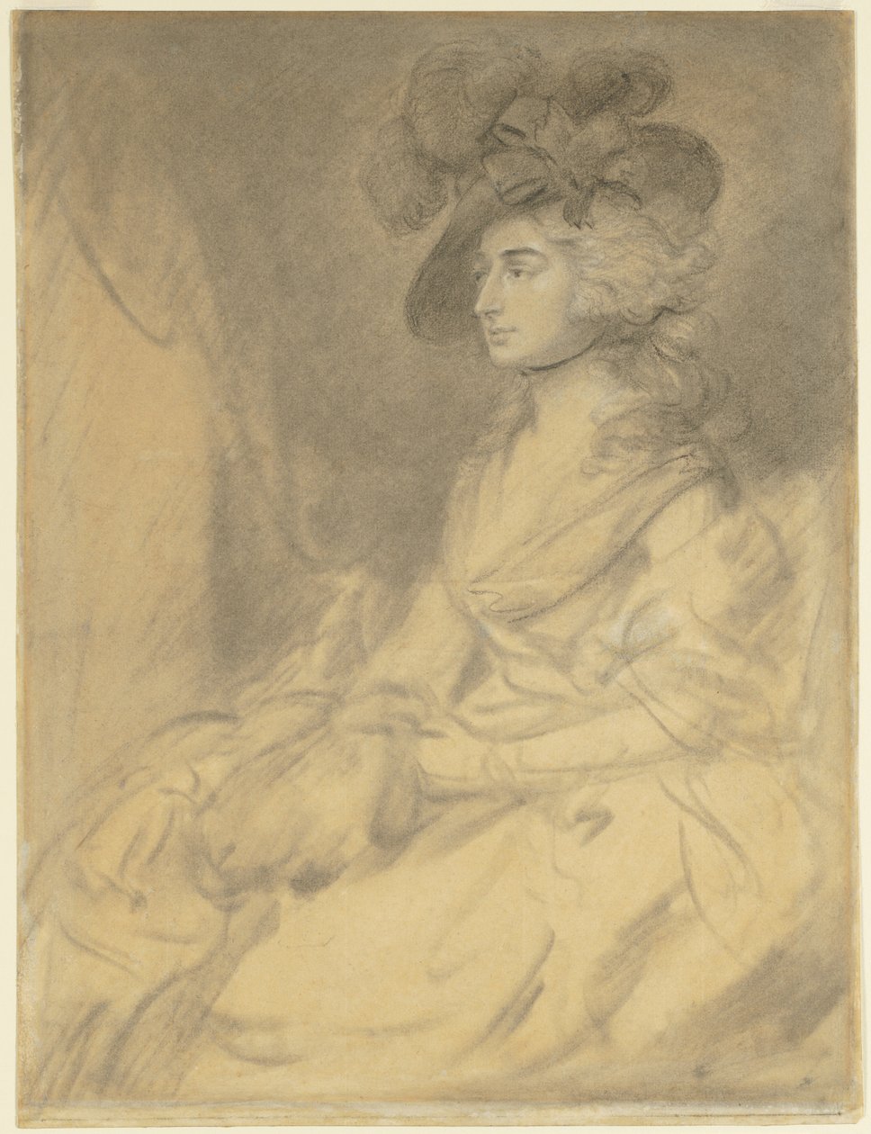 Mrs. Sarah Siddons by Thomas Gainsborough: Fine art print