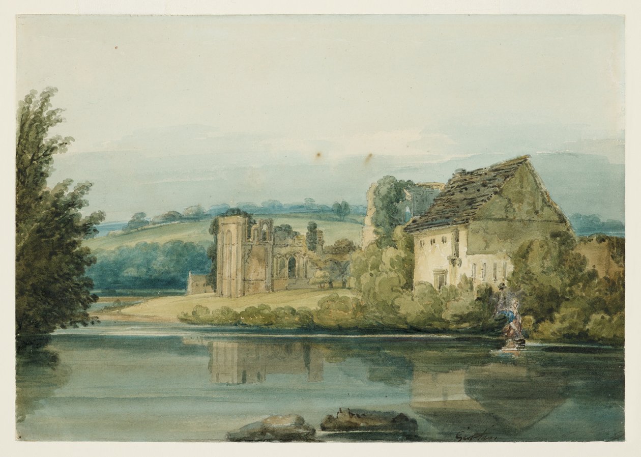 St Agatha's Abbey, Richmond, Yorkshire, c.1797