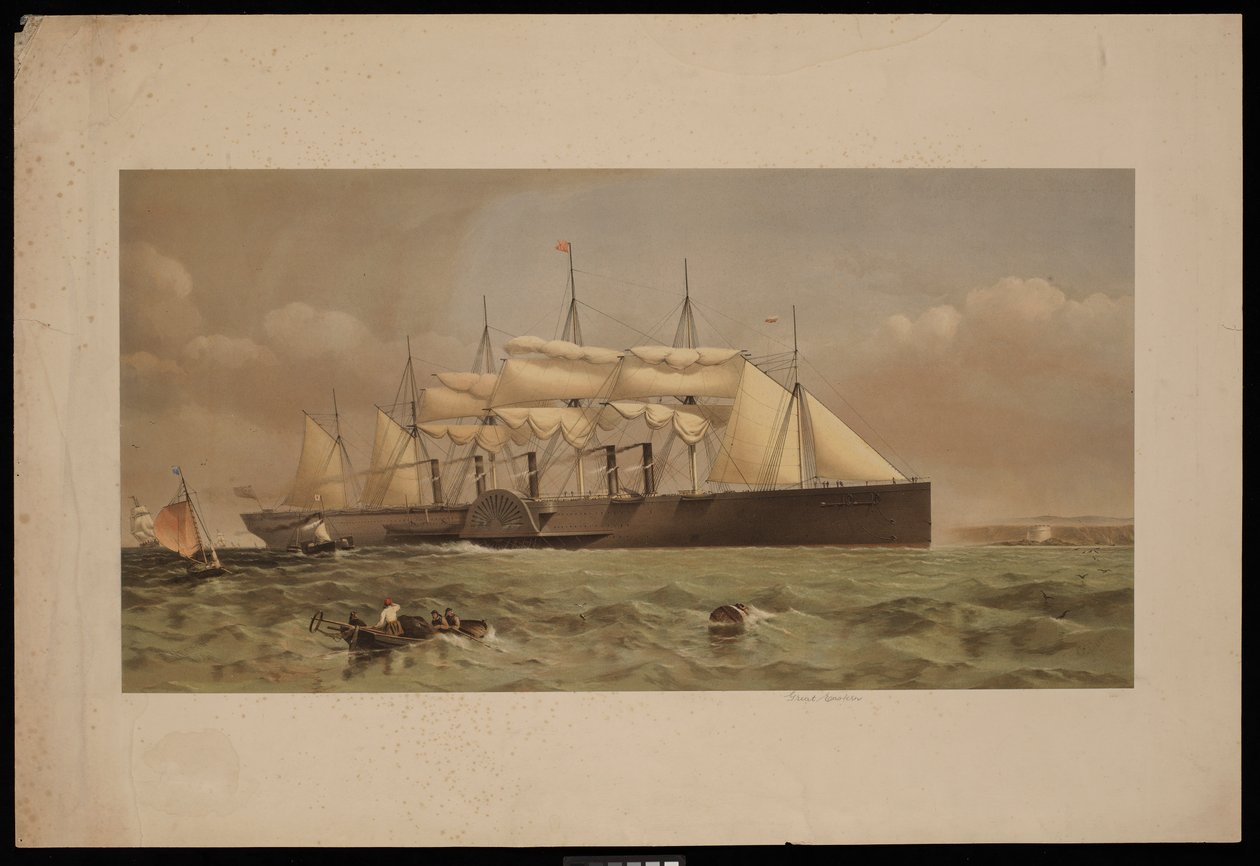 Steamship Great Eastern by Thomas Goldsworth Dutton