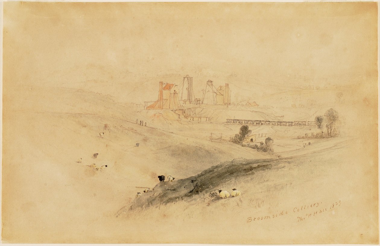 Broomside Colliery by Thomas H. Hair: Buy fine art print
