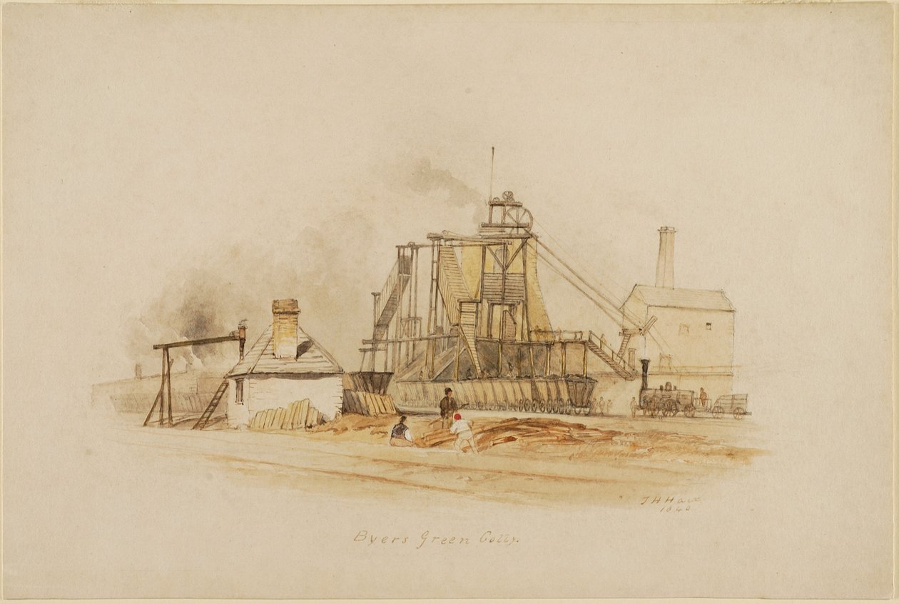 Byers Green Colliery by Thomas H. Hair: Buy fine art print