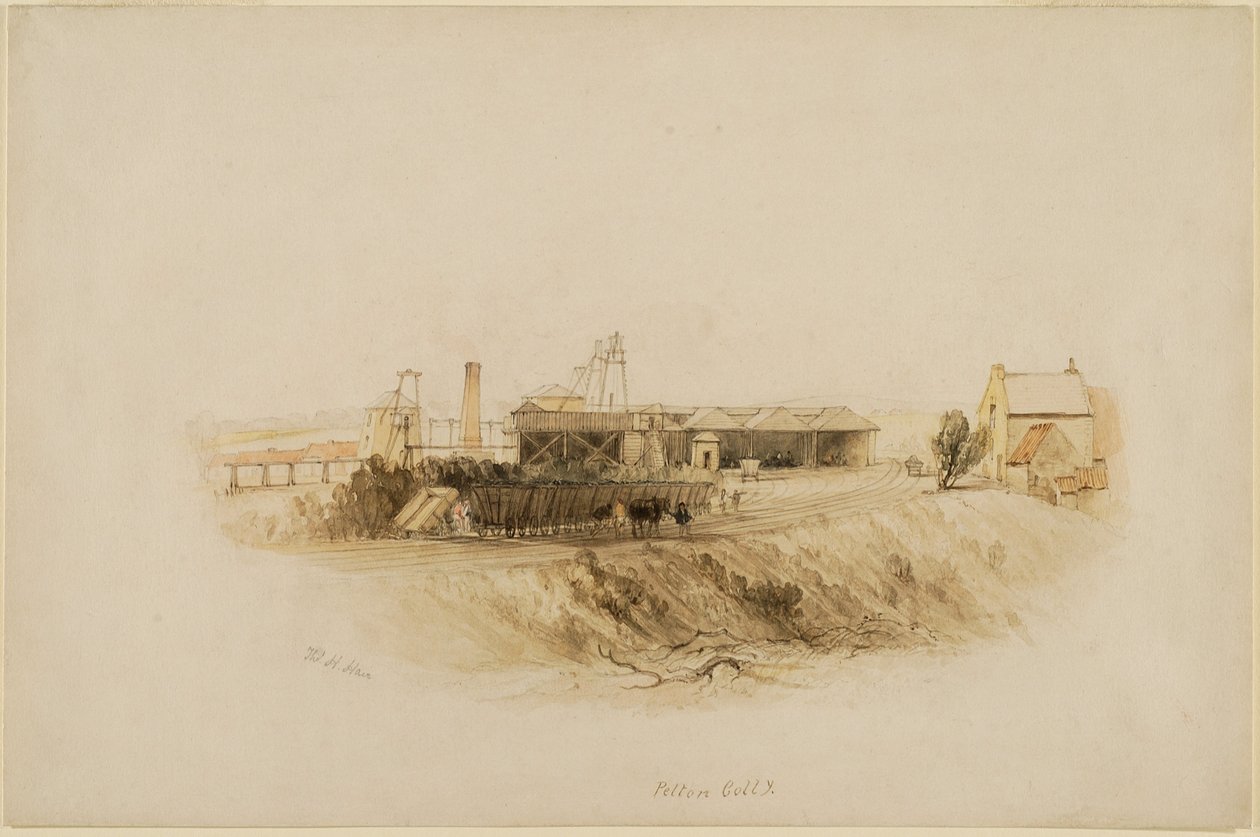 Pelton Colliery by Thomas H. Hair: Premium art reproduction