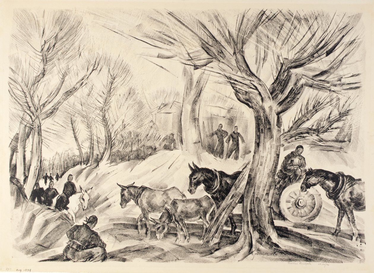 Sunken Road by Thomas Handforth: Buy fine art print