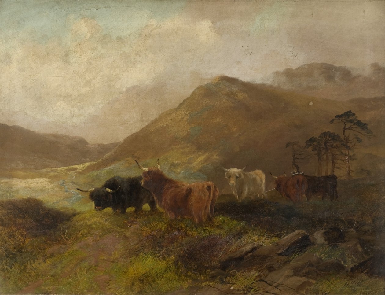 Summertime on the Cheviots by Thomas Henry Gibb