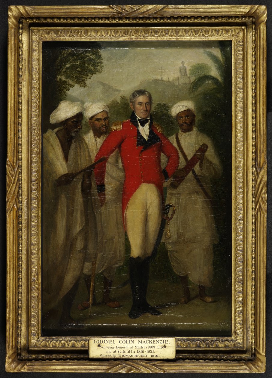Colonel Colin Mackenzie by Thomas Hickey: Fine art print