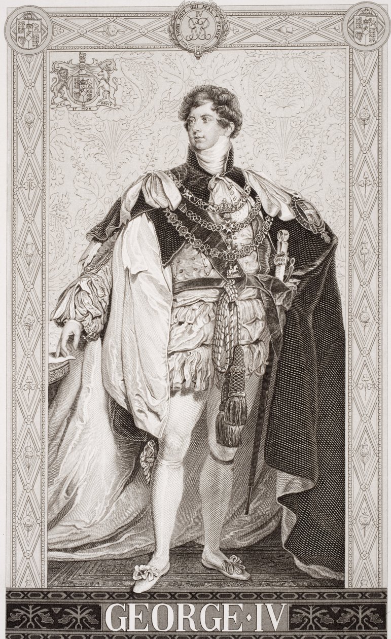 George IV from `Illustrations of English and Scottish History' Volume II