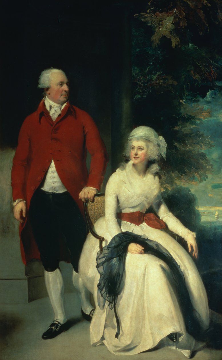 Portrait of John Julius Angerstein and his Second Wife Eliza