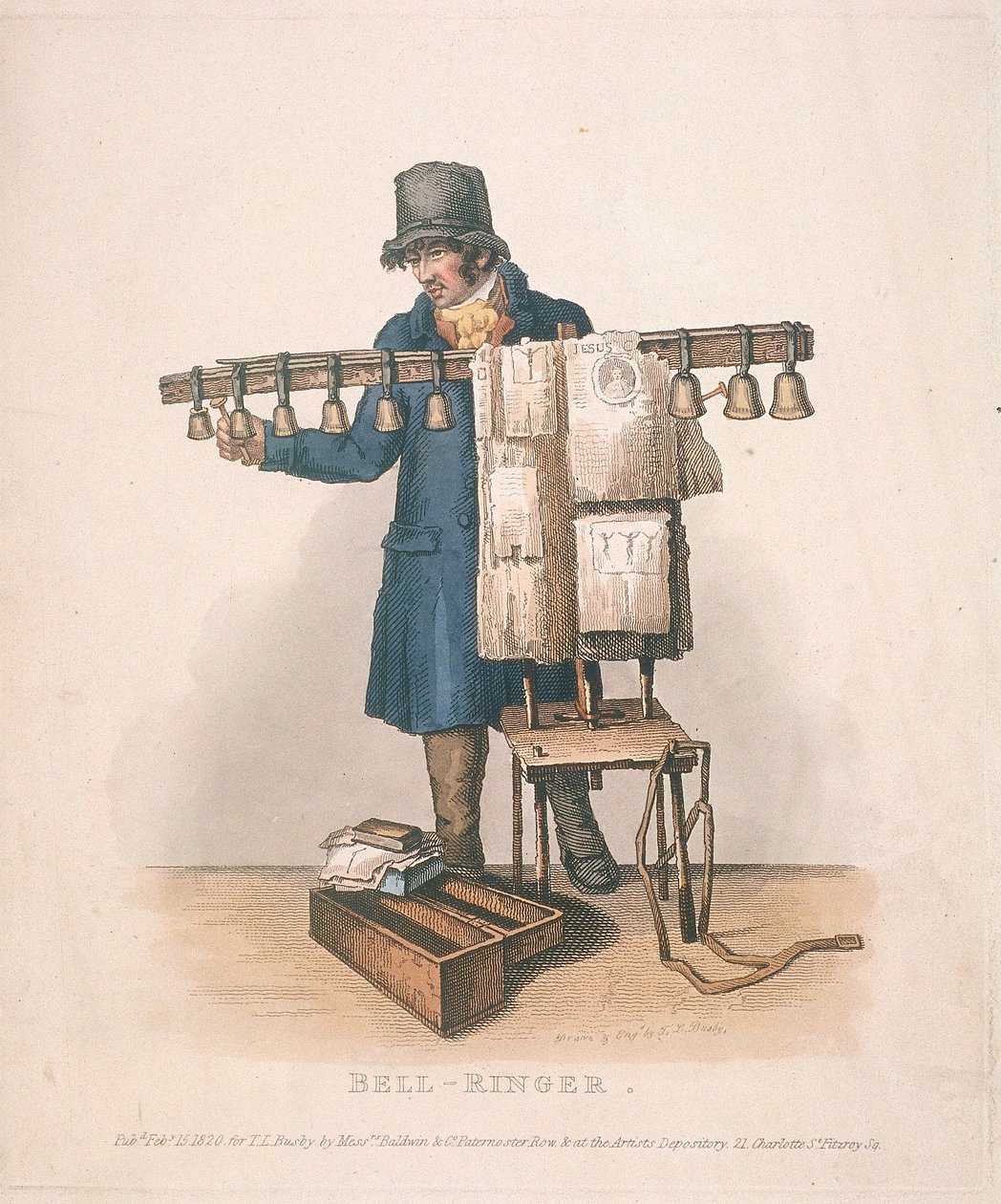 Bell-Ringer with the Stand for His Bells