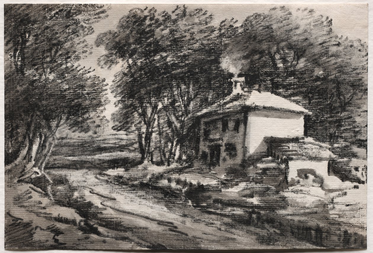 Landscape with Cottage by Thomas Monro: Buy fine art prints