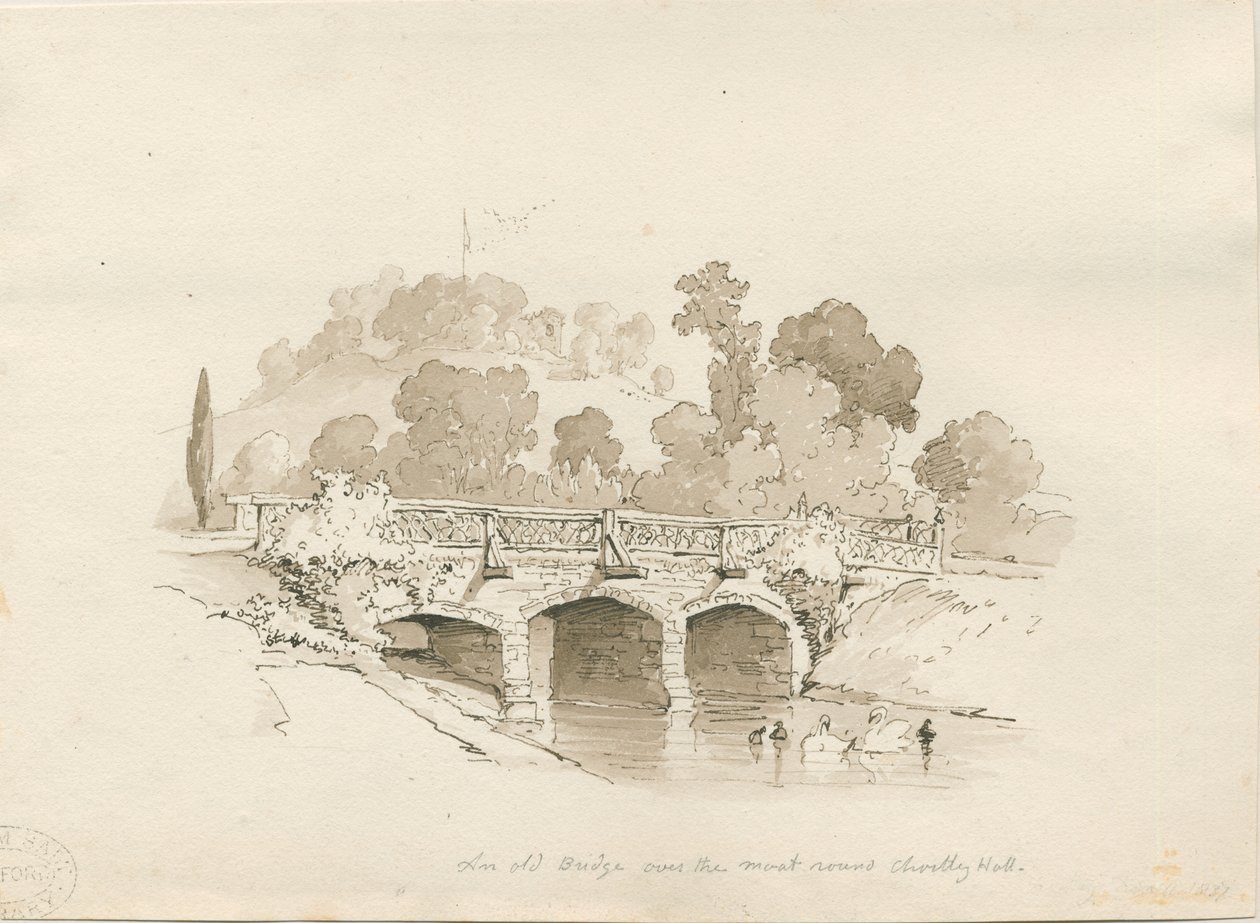 Chartley Hall by Thomas Peploe Wood: Buy fine art print