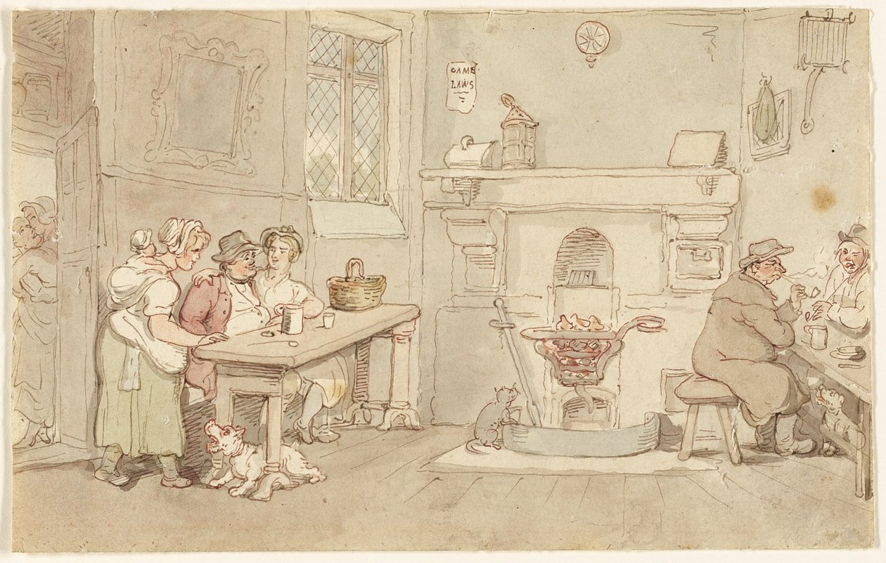 Ale House by Thomas Rowlandson: Buy fine art print