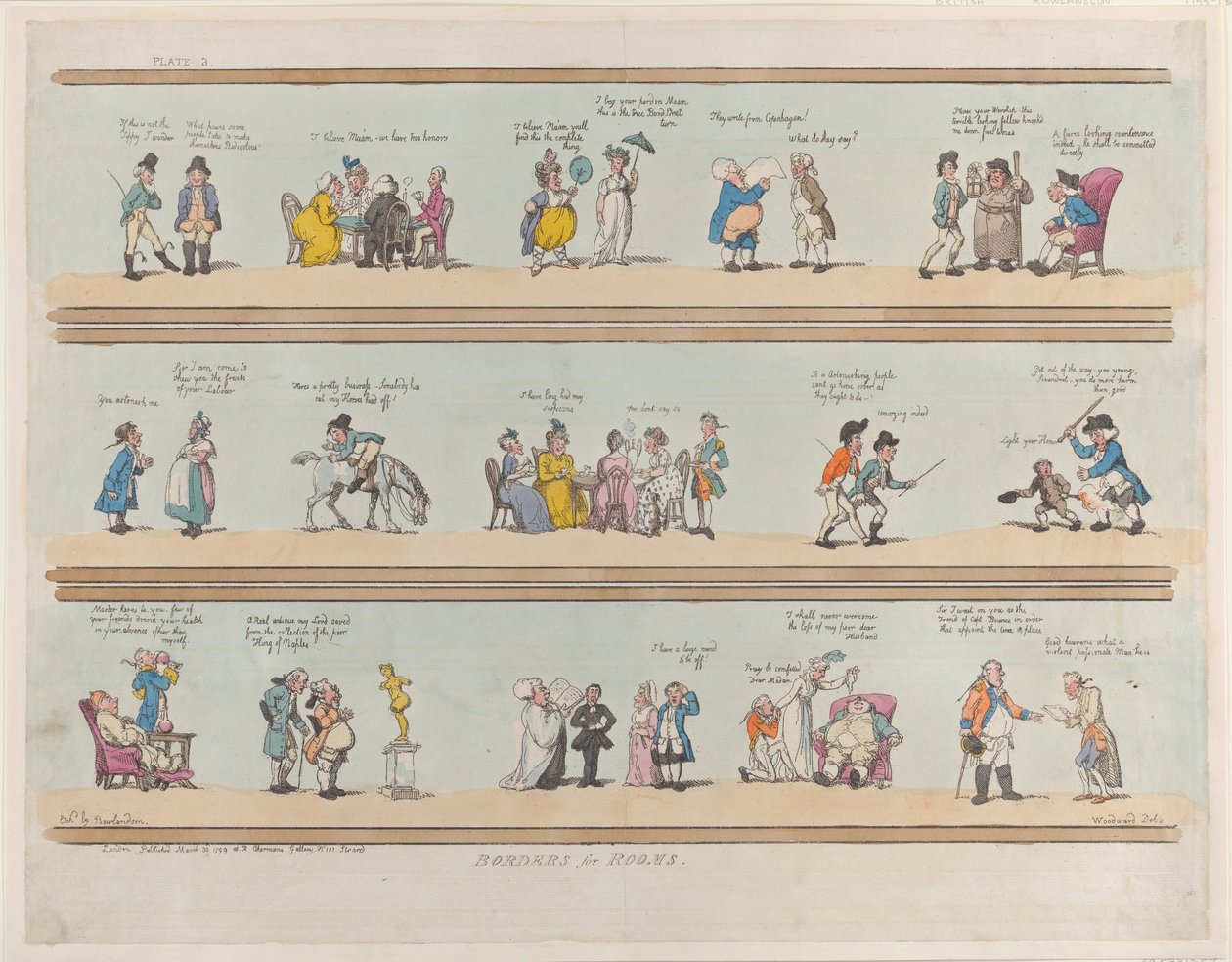 Borders for Rooms, Plate 3, March 30, 1799