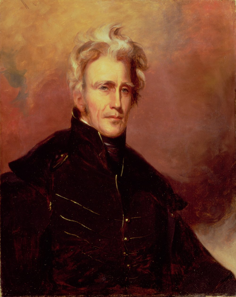Portrait of Andrew Jackson by Thomas Sully: Fine art print