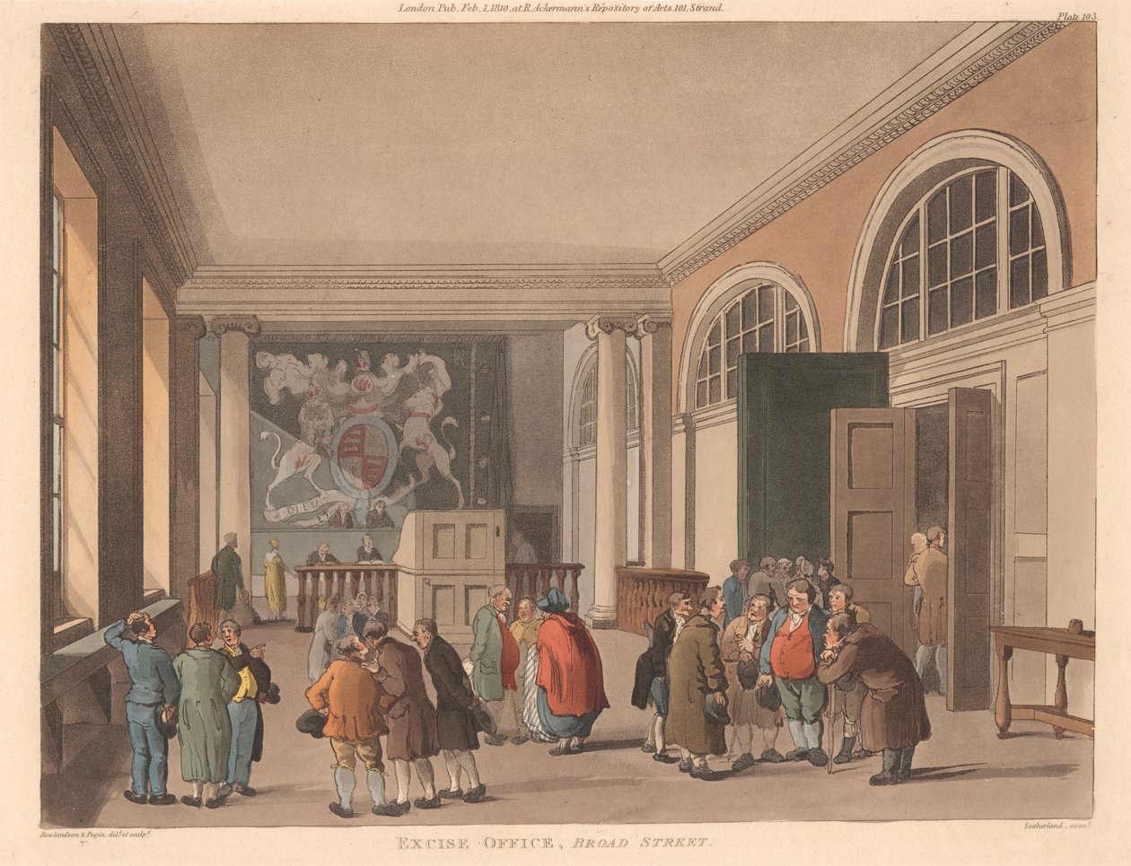 Excise Office, Broad Street by Thomas Sutherland