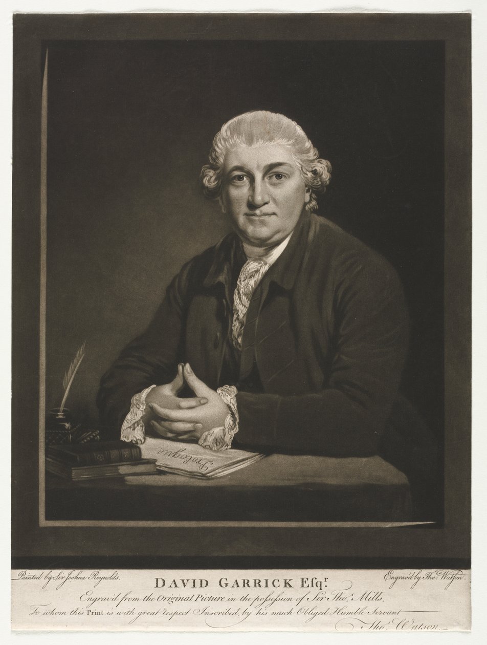 David Garrick by Thomas Watson: Buy fine art print