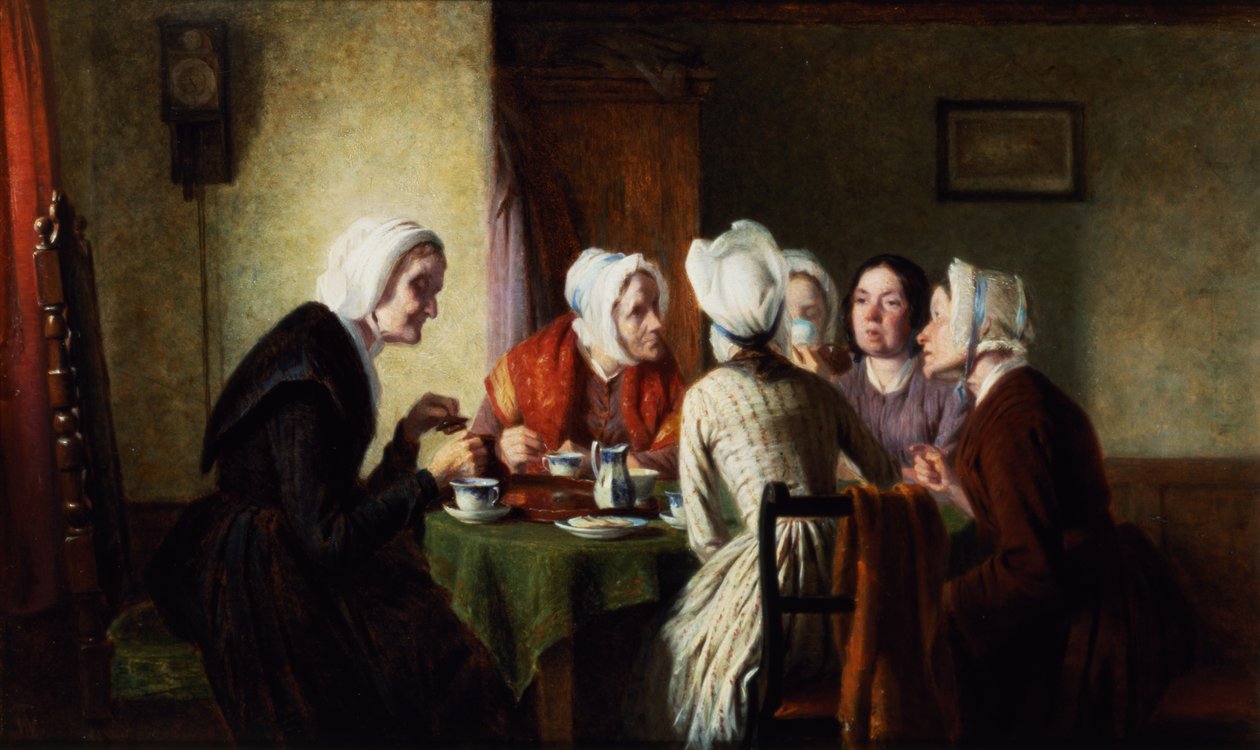 Village Gossips by Thomas Webster: Buy fine art print