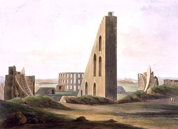 The Observatory at Delhi, plate XX from Part 3 of 'Oriental Scenery ...