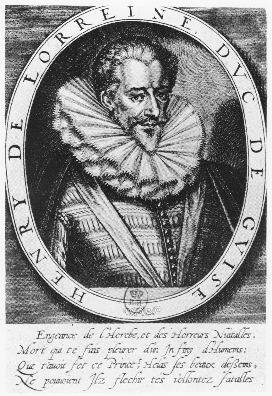 Henri de Lorraine, Duke of Guise by Thomas de Leu