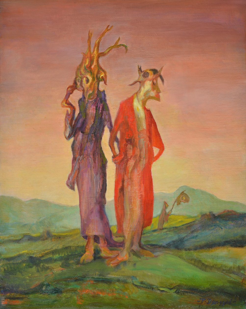 Monster Couple by Tibor Dengyel: Buy fine art print