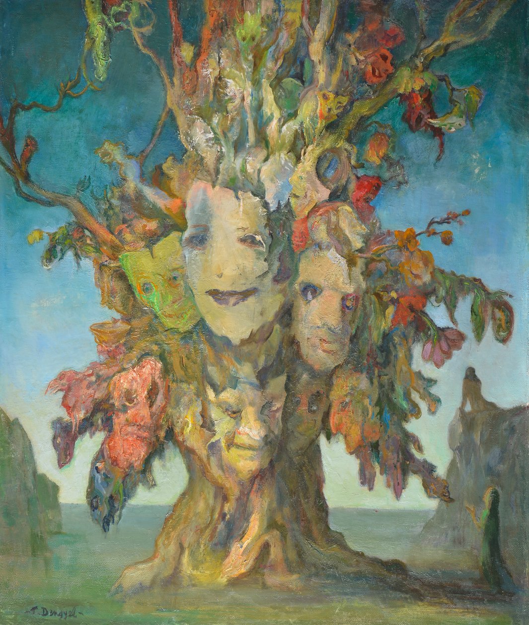 The Unusual Tree by Tibor Dengyel: Buy fine art print