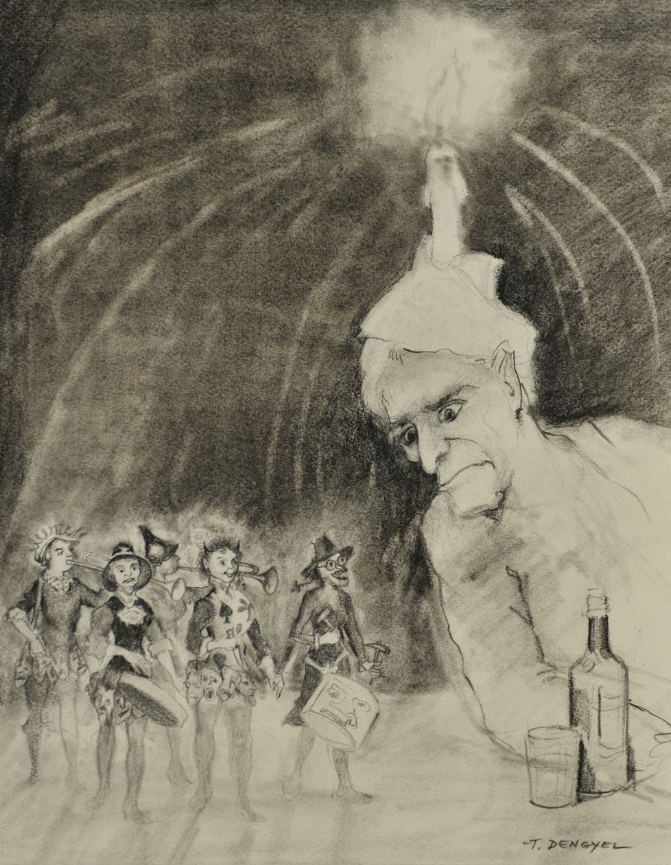 Delirium Tremens by Tibor Dengyel: Buy fine art print