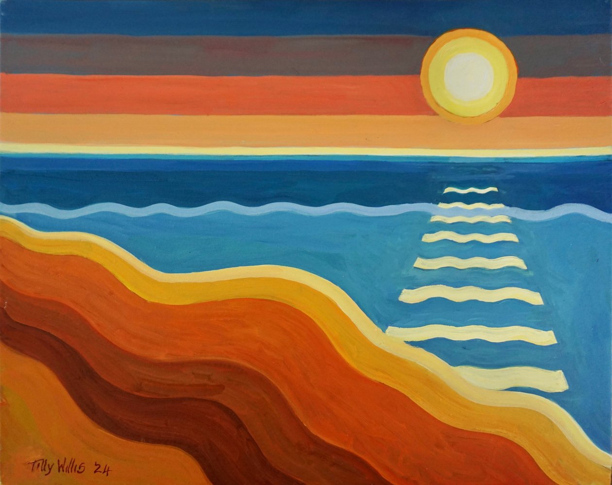 Ocean Sunset by Tilly Willis: Buy fine art print