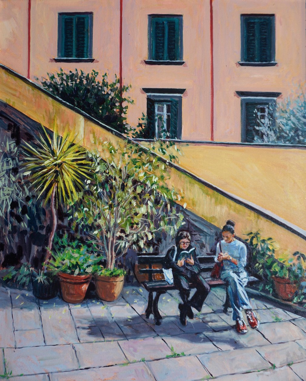 On The Bench by Tilly Willis: Buy fine art print