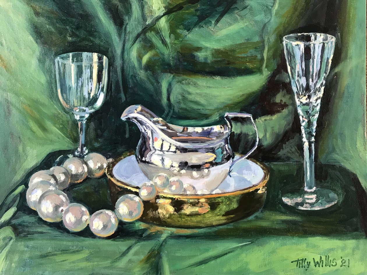 Still Life with Silver Jug, 2021 by Tilly Willis