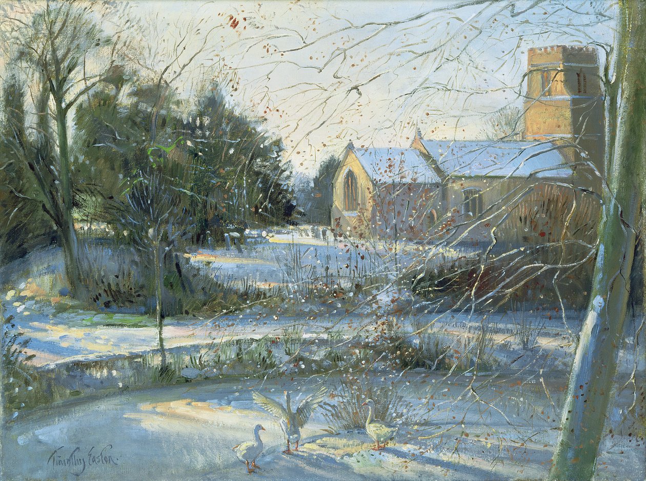 The Frozen Moat, Bedfield by Timothy Easton