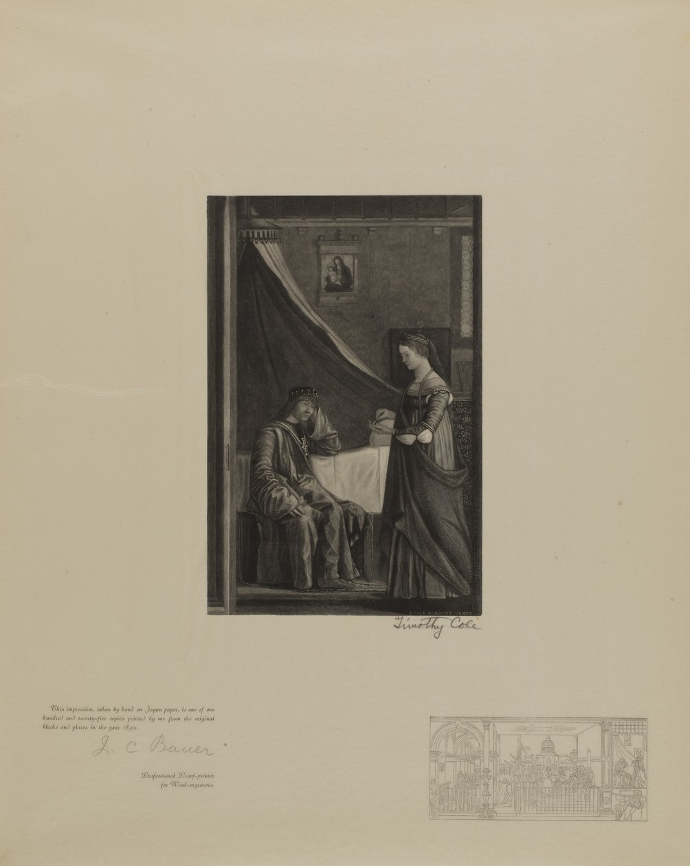 Old Italian Masters by Timothy Cole: Buy fine art print