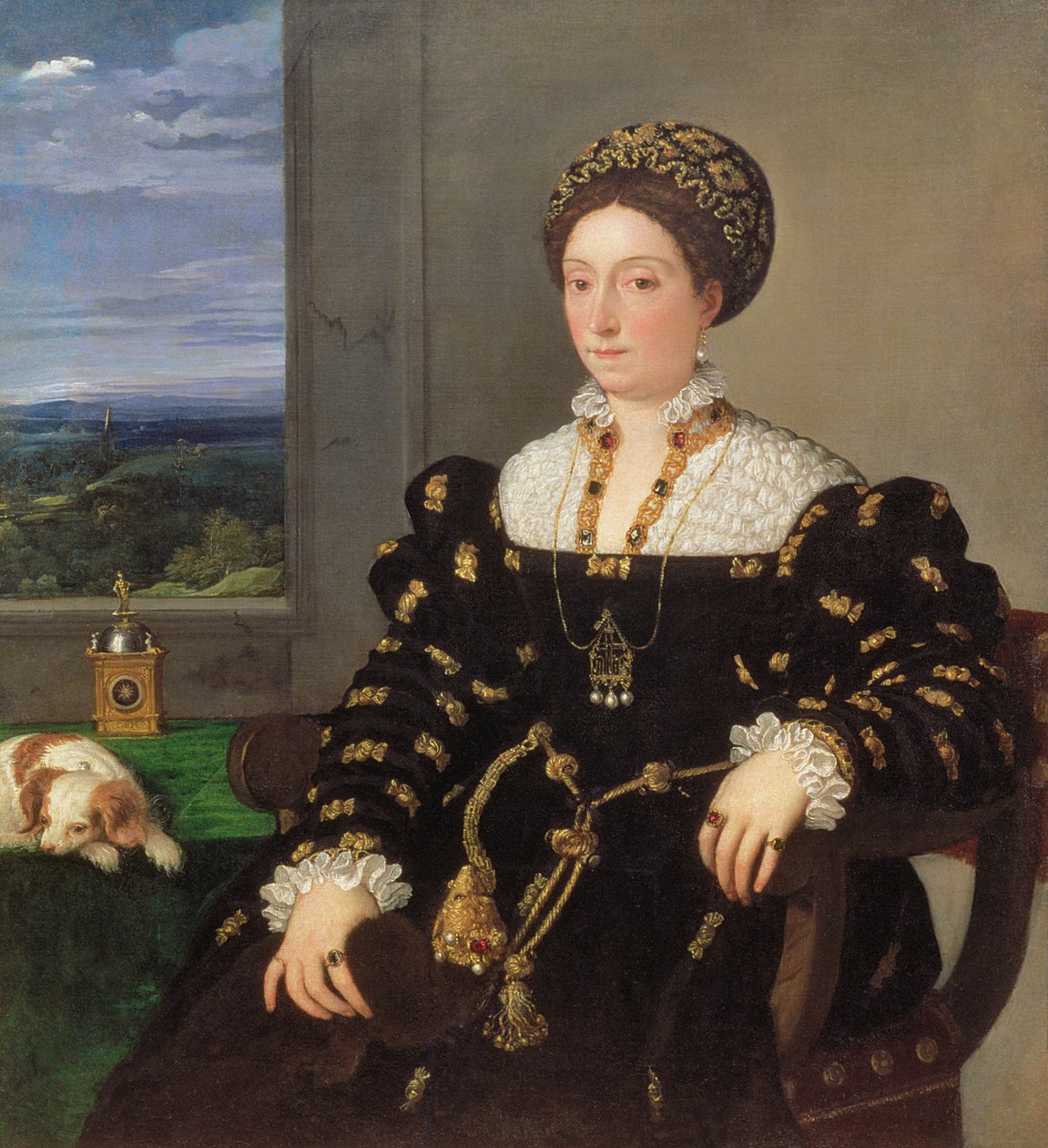 Portrait of Eleonora Gonzaga della Rovere by Tiziano Vecelli
