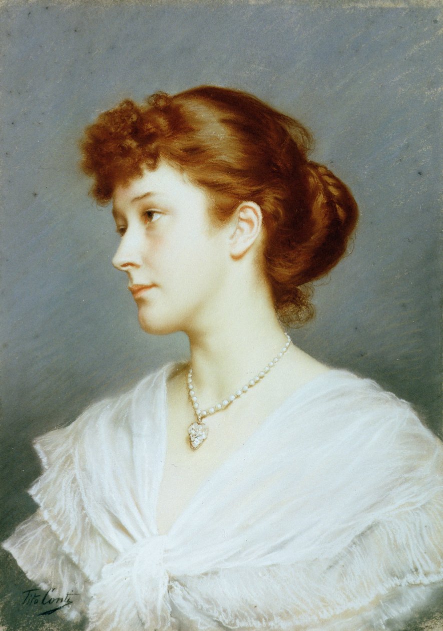 Head of a Girl by Tito Conti: Buy fine art print