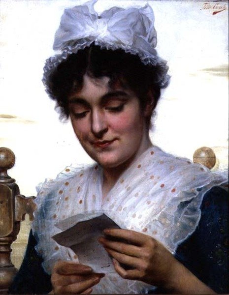 The Letter by Tito Conti: Highest-quality art reproduction