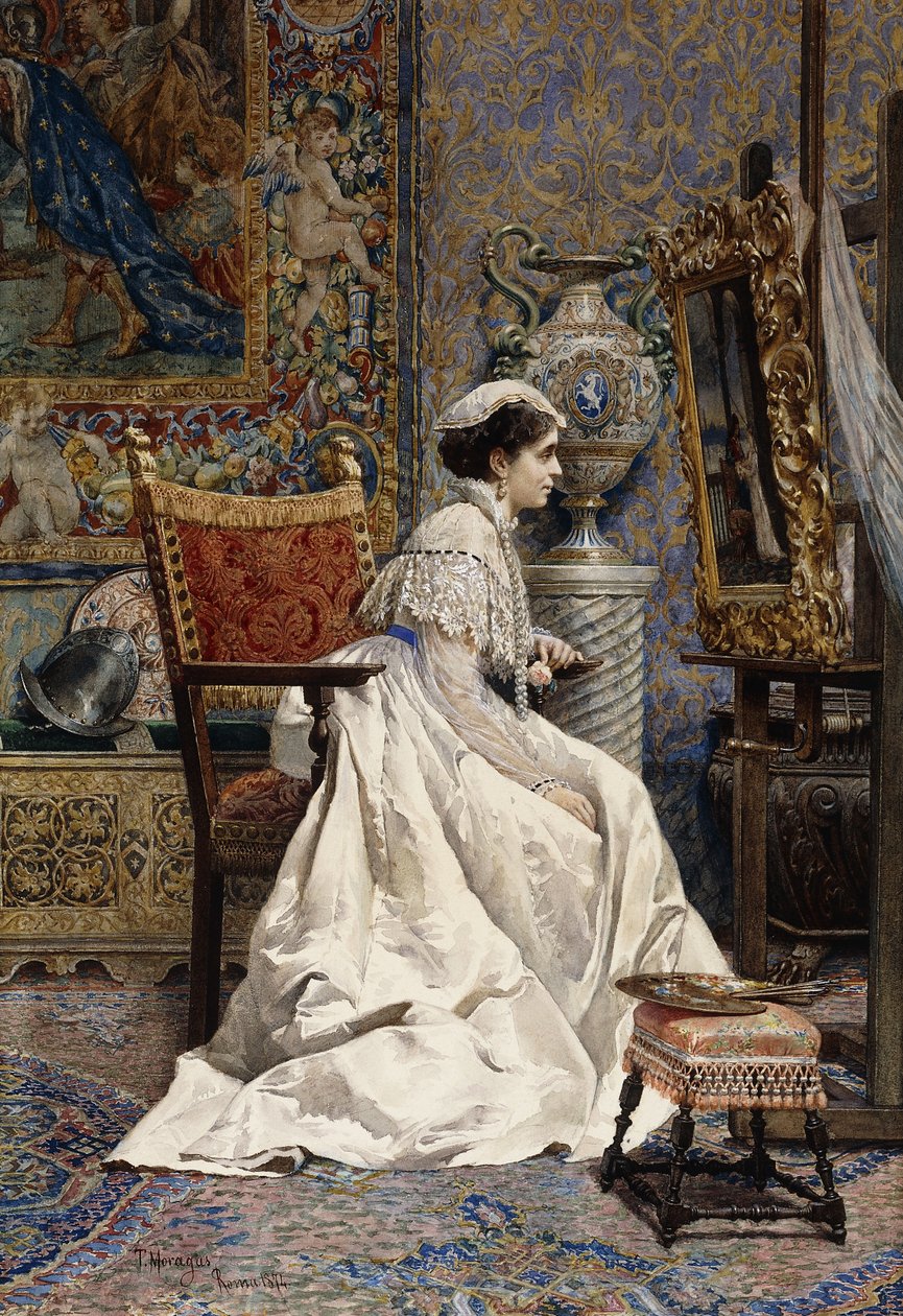 A Beautiful Connoisseur by Tomas Moragas y Torras