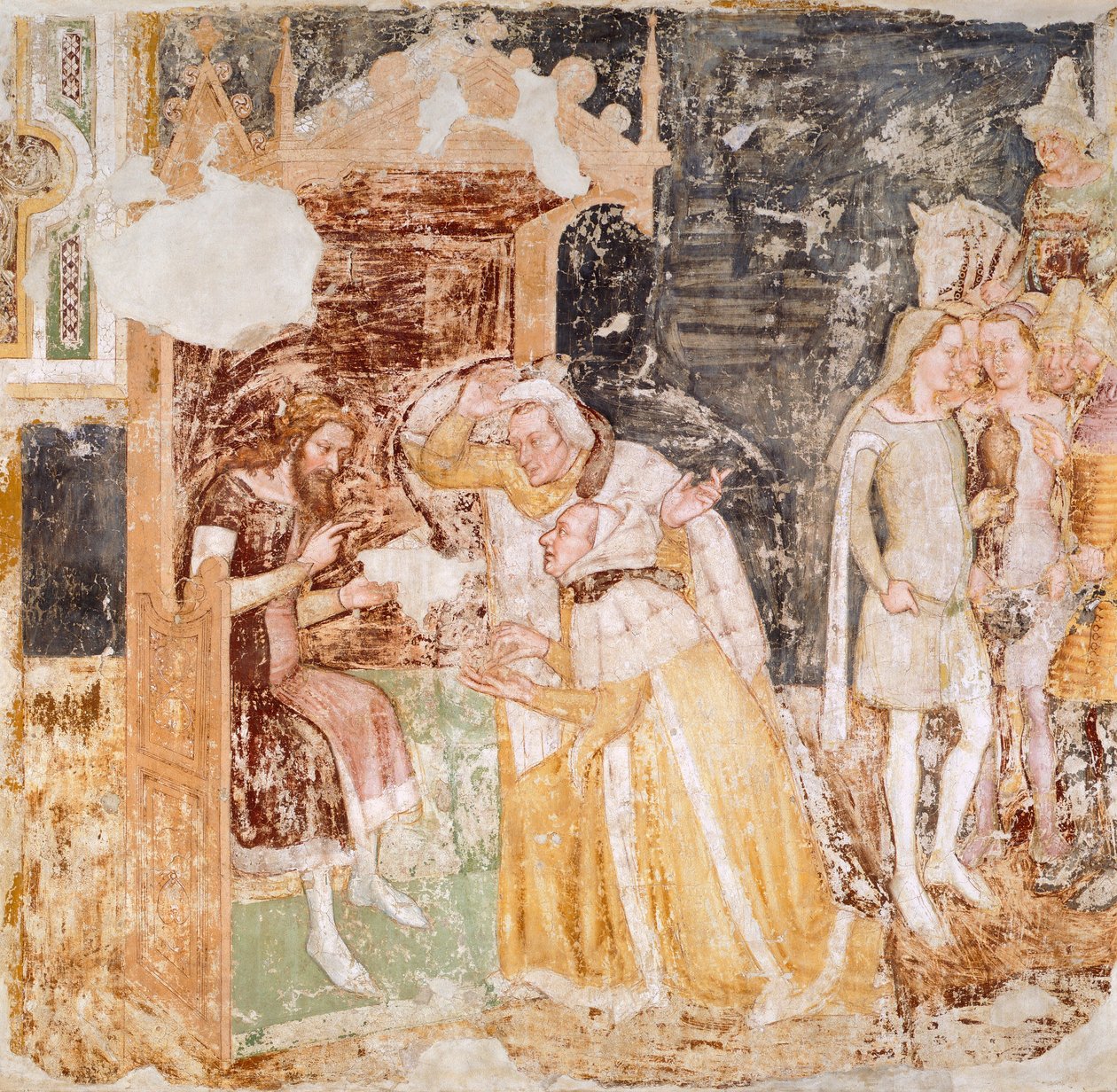 The Sending of Ambassadors from King of England (detail)