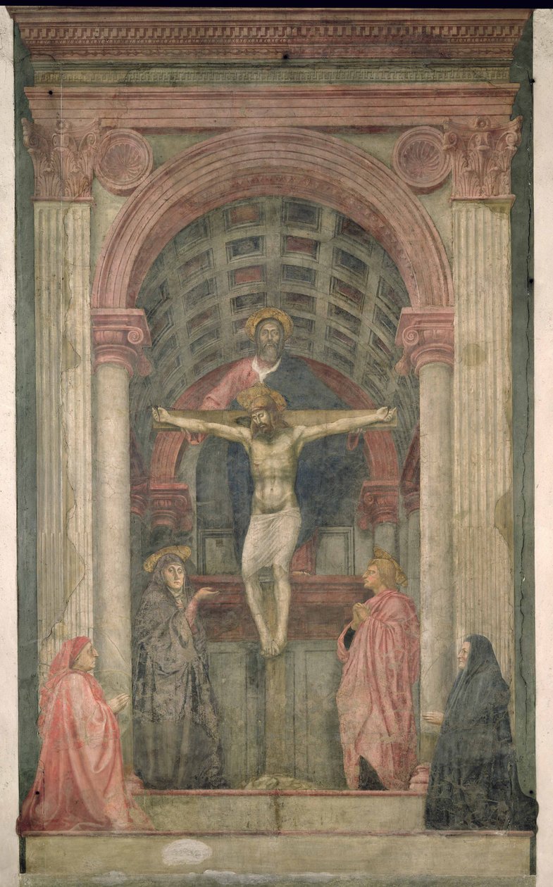 The Trinity (detail) by Tommaso Masaccio: Fine art print