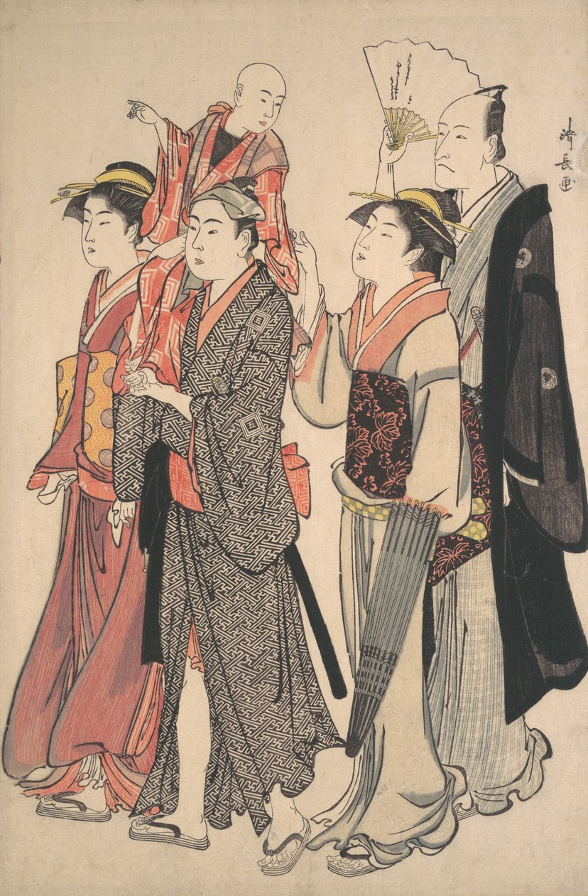 Ichikawa Danjuro V and His Family by Torii Kiyonaga