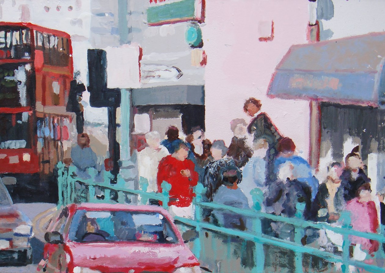 Crowded pavement, 2007 by Trevor Burgess: Fine art print