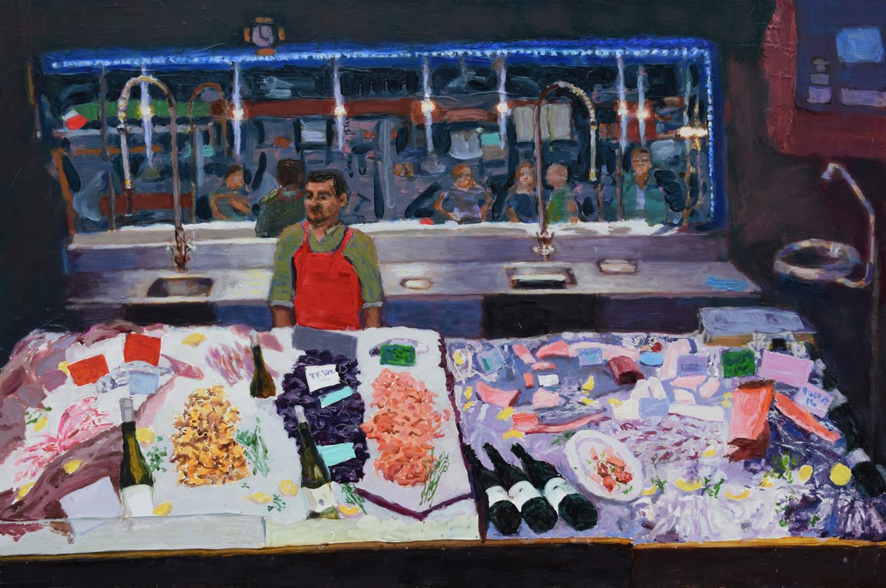Seafood Counter (Paris) by Trevor Burgess: Fine art print