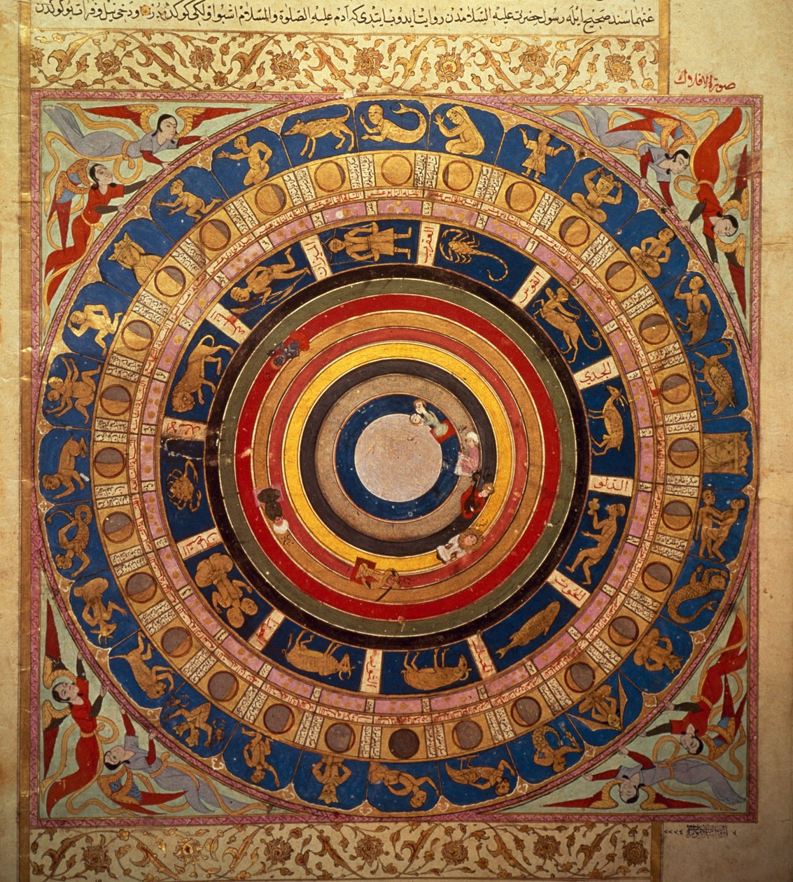 Celestial Map, from 'Zubdet ut Teverih' by Lokman
