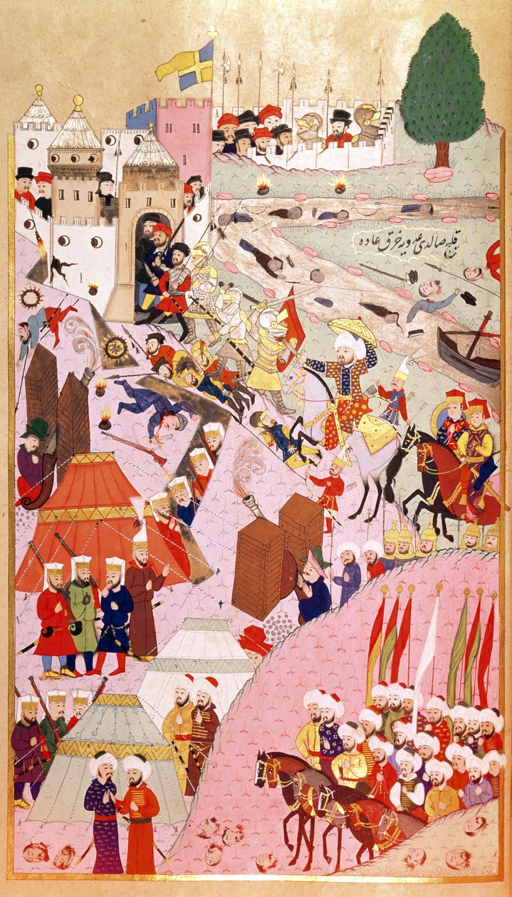 The Assault on Belgrade of Sultan Mehmet II 'The Conqueror', from ...