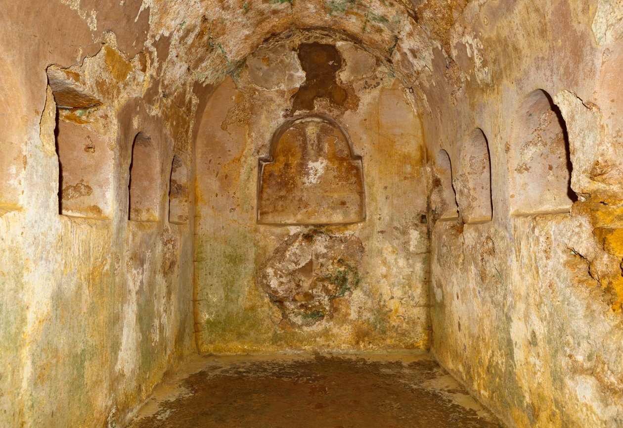 Underground Chamber Beneath the Circular Mausoleum in the Roman ...