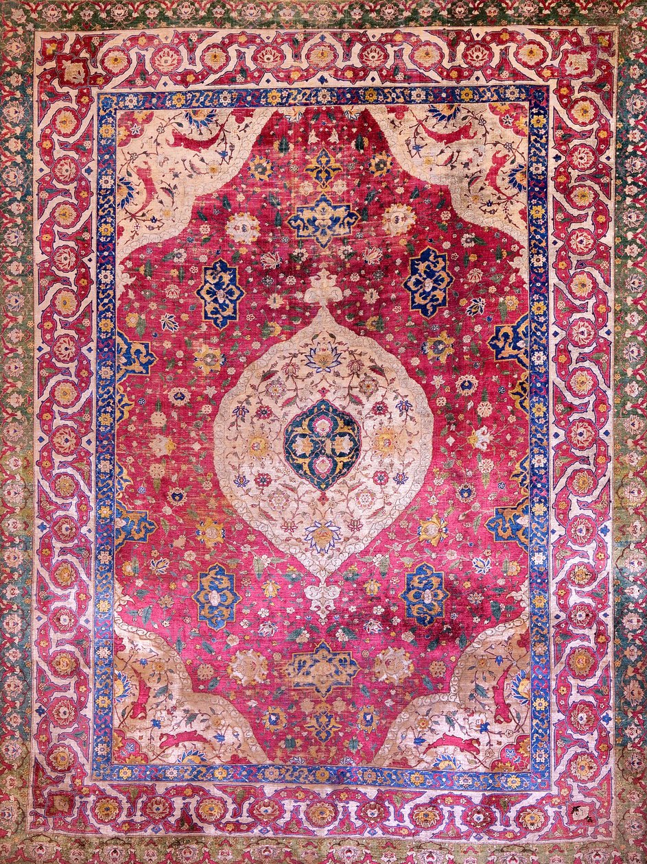 The Rothschild Small Silk Medallion Carpet