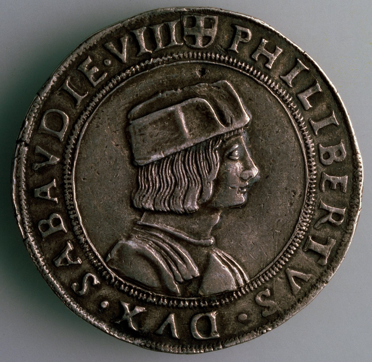 4-Testoon. Duchy Savoy, Italy, Obverse: Philibert II, Duke of Savoy