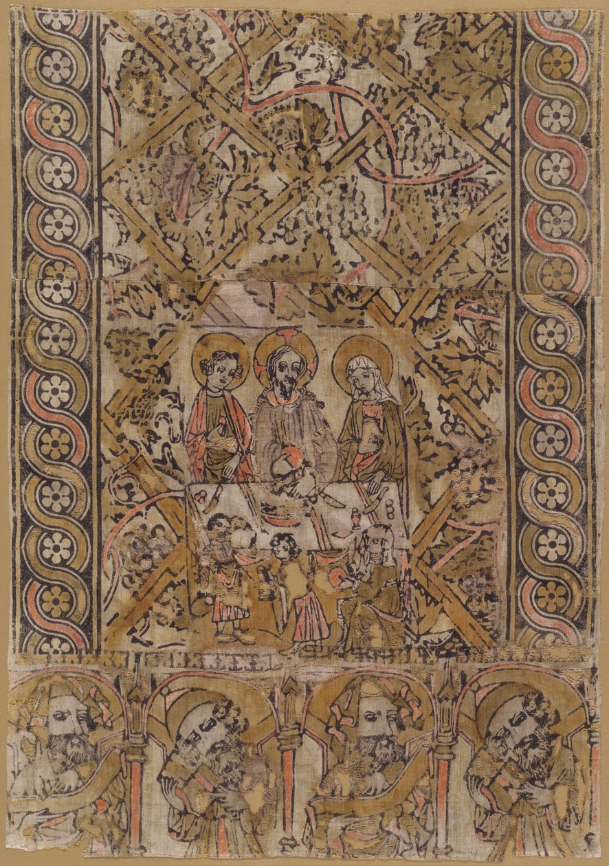 A Lectern Cloth with the Marriage at Cana by Unbekannt