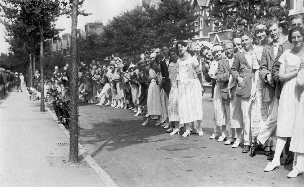 A Line of People by Unbekannt: Buy fine art print