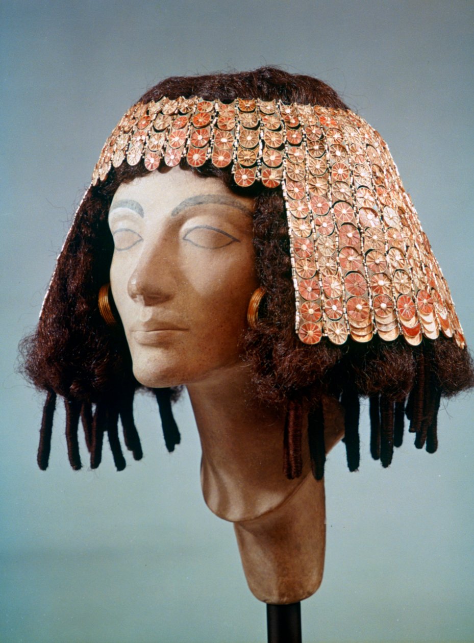 Ancient Egyptian Headdress Regal Ancient Egyptian Queen Nefertari